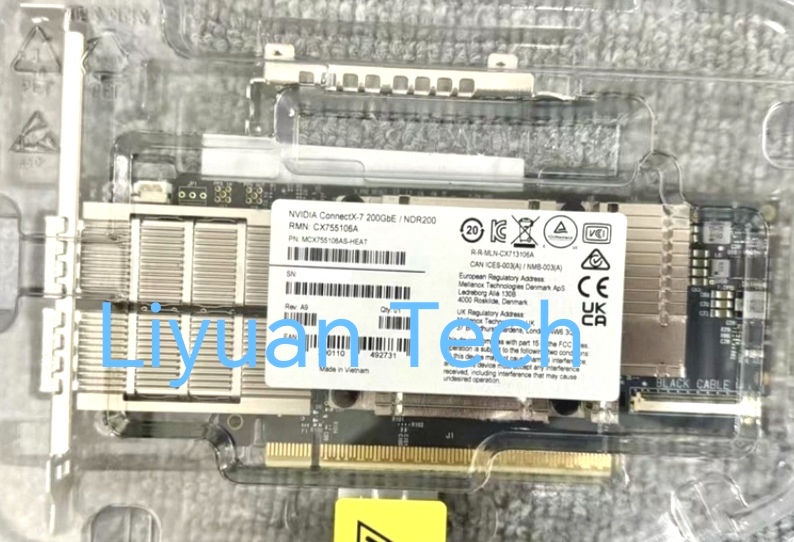 Mellanox MCX755106AS-HEAT _ConnectX-7 Adapter Card, 200GbE dual QSFP112 ...